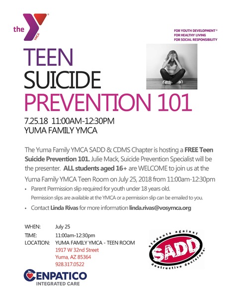 Events - Teen Suicide Prevention - HACY - Housing Authority of the City ...